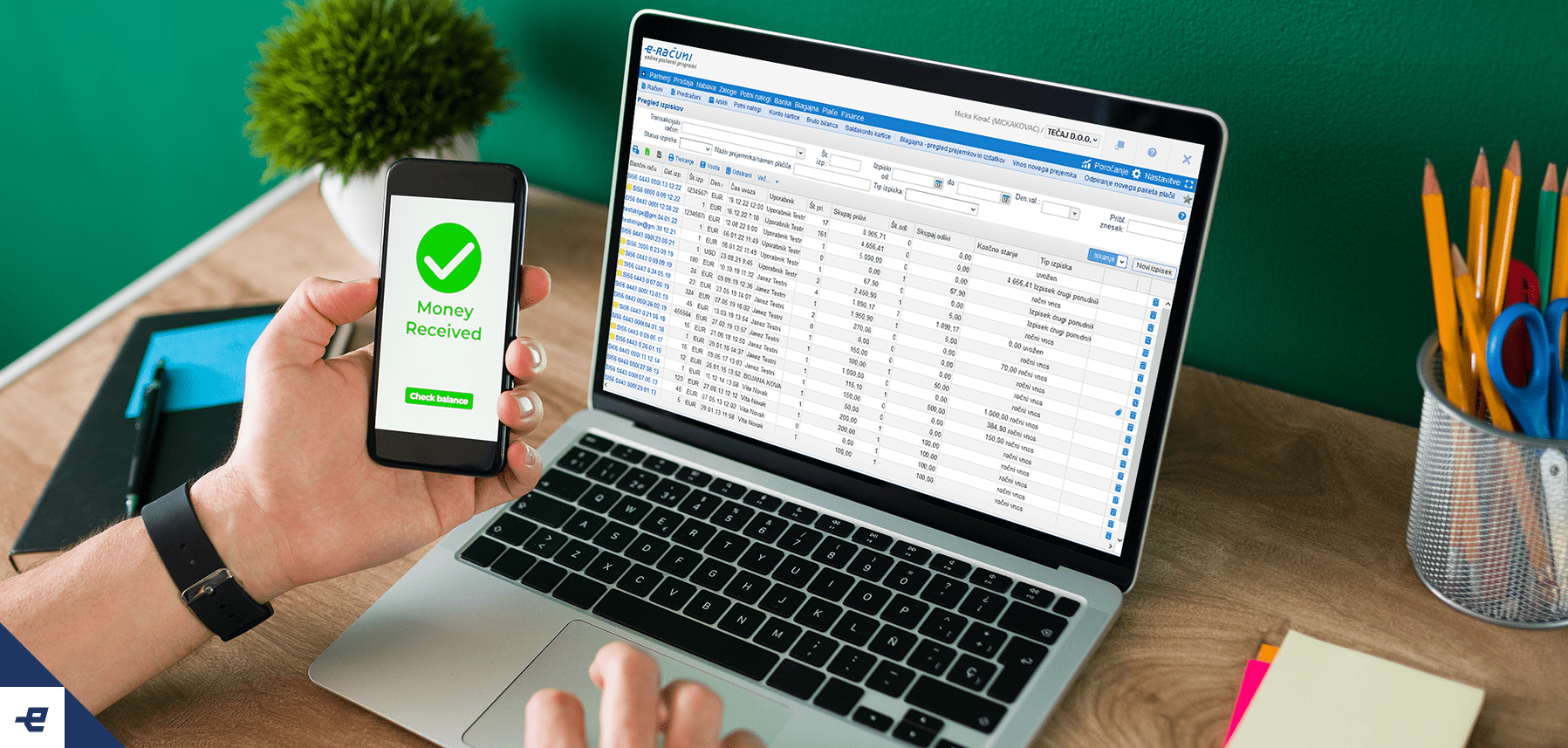 Prvi v Sloveniji – program e-racuni.com povezan z vsemi bankami v EU ...